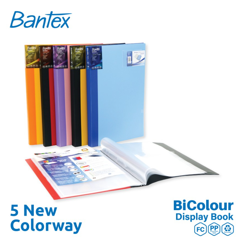 Jual Display Book Bantex Folio Bicolour Series 3183 20 Lembar | Shopee ...