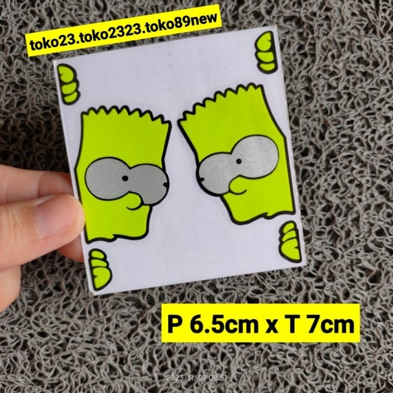Jual stiker kartun lucu Simpsons stiker motor | Shopee Indonesia