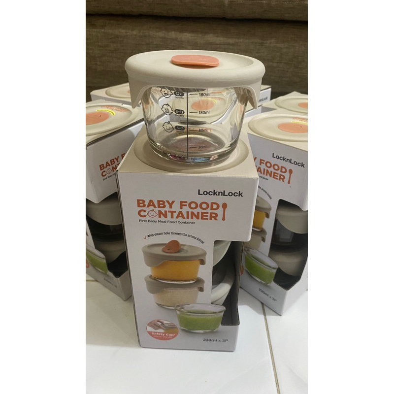 Jual Lock n Lock LocknLock Baby Food Container MPASI Pink | Shopee ...
