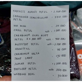 Jual PAKET SRT SET. ALAT SAFETY UNTUK CAVING, CLIMBING, REPLING, RESCUE ...