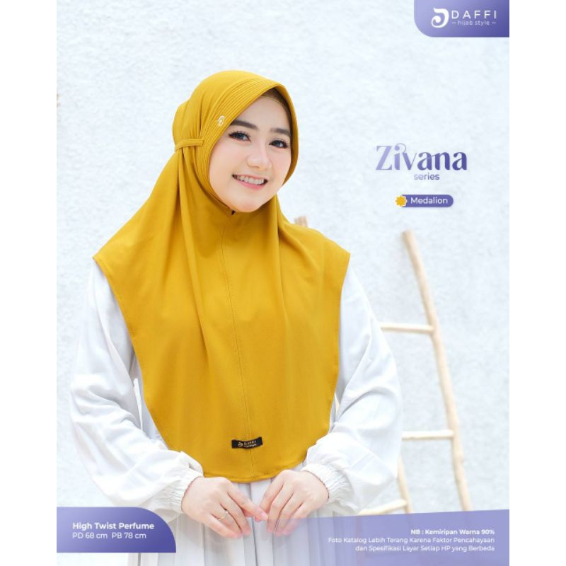 Jual daffi hijab seri terbaru zivana hijab tali ped | Shopee Indonesia