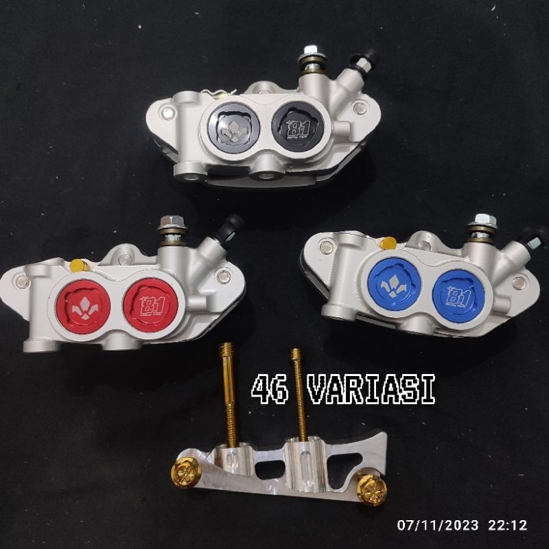 Jual PAKET KALIPER 8.1 MONOBLOK 4 PISTON KOIN HONDA VARIO, BEAT, SCOOPY, SPACY, GENIO - KALIPER ...