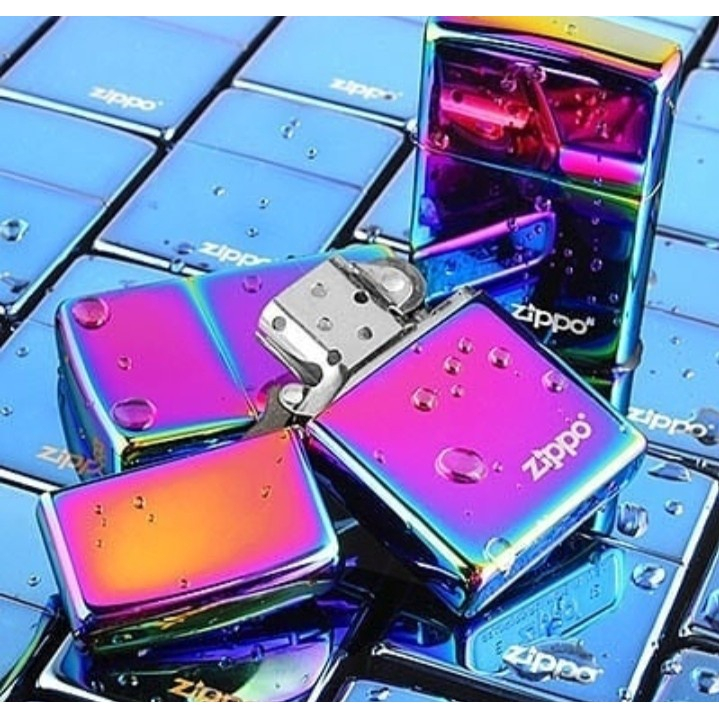 Jual Korek Api Zipo Pelangi Logo Glossy Premium | Shopee Indonesia
