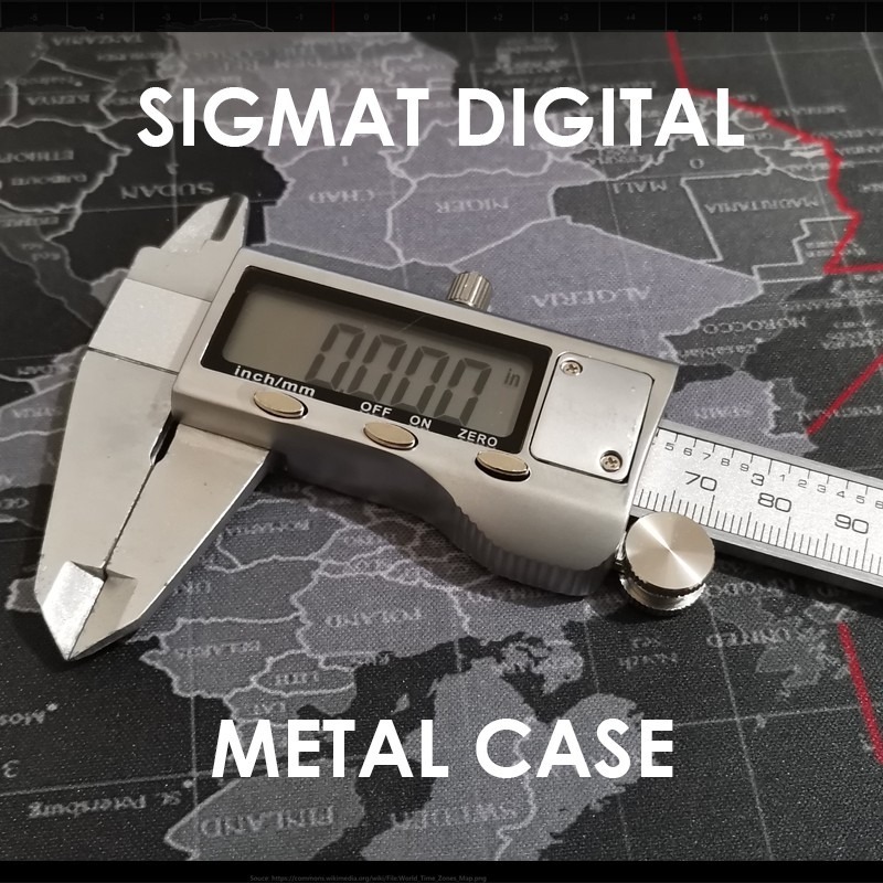 Jual Sigmat Digital 150mm 6inchi Metal Case SH20 / Jangka Sorong 150mm 6" Metal Case SH20 ...