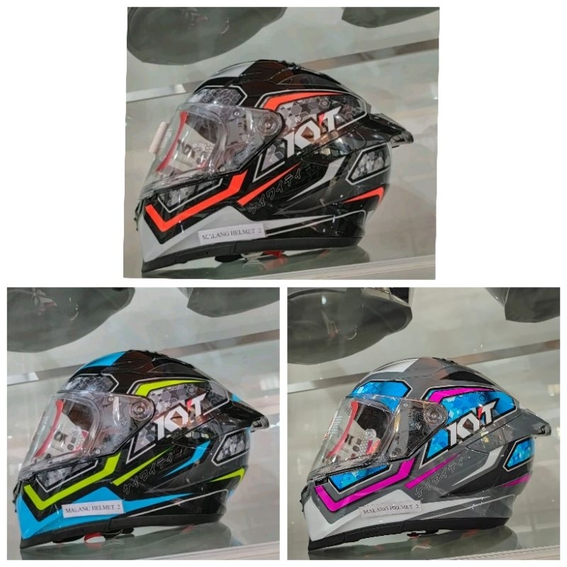 Jual Helm KYT Striker Motif 1 Original | Shopee Indonesia