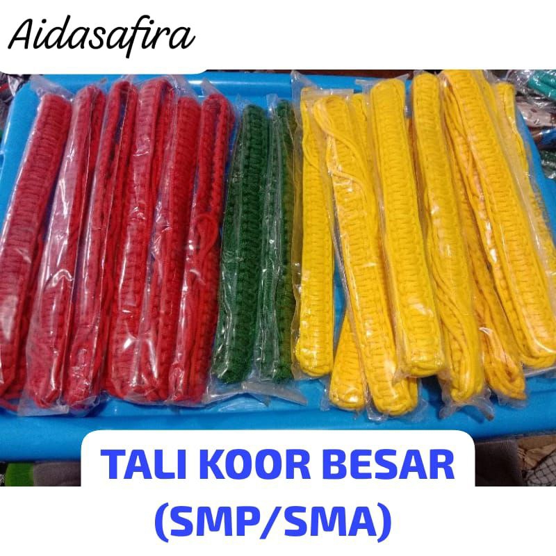 Jual TALI PRAMUKA/TALI PELUIT BESAR/TALI KOOR BESAR MERAH KUNING HIJAU ...