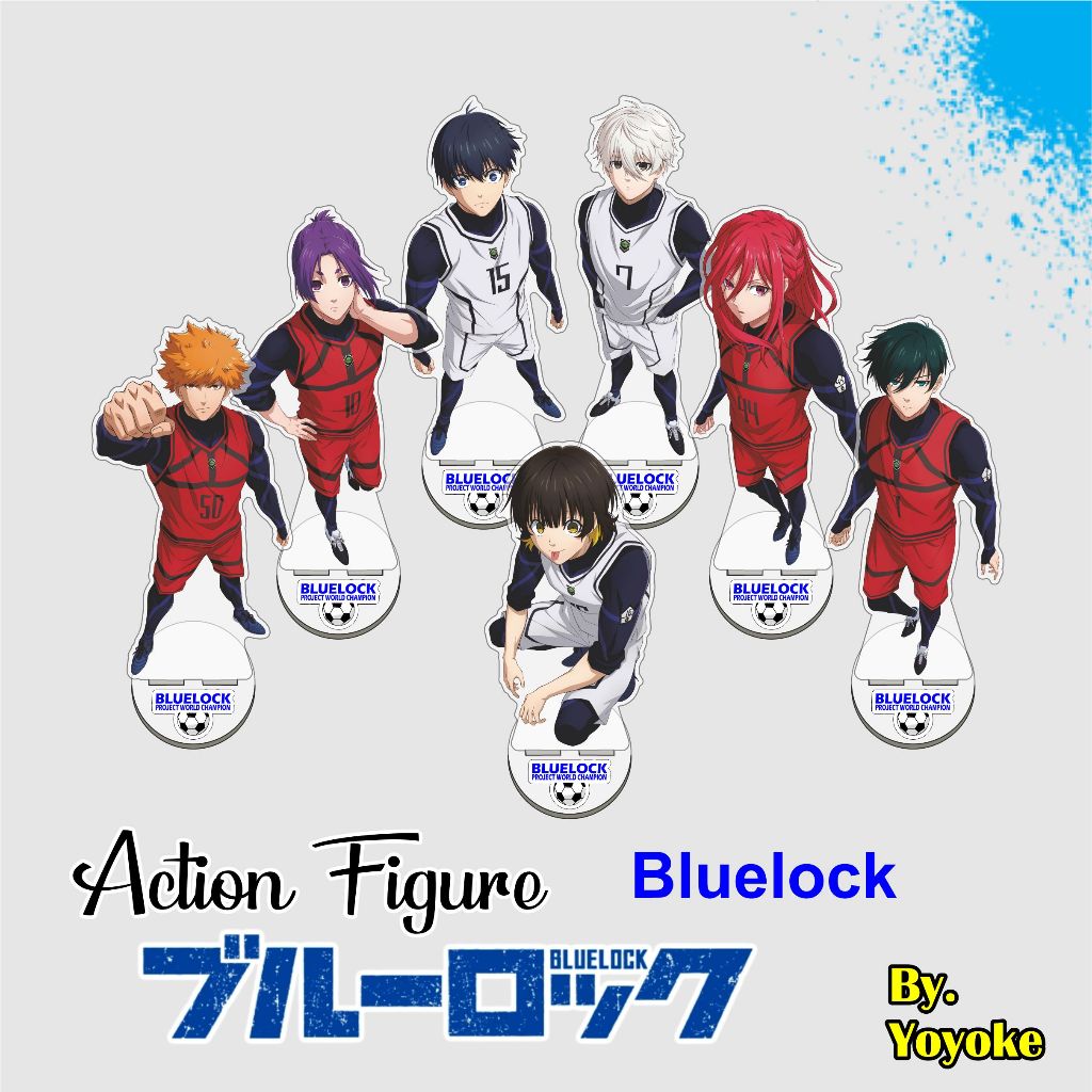 Jual Standee Akrilik Blue Lock | Standee Anime Blue Lock | Shopee Indonesia