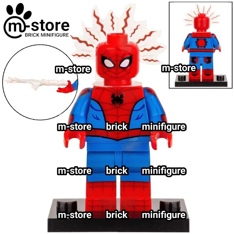 Jual brick spider verse spectacular spiderman mini toy figure | Shopee ...