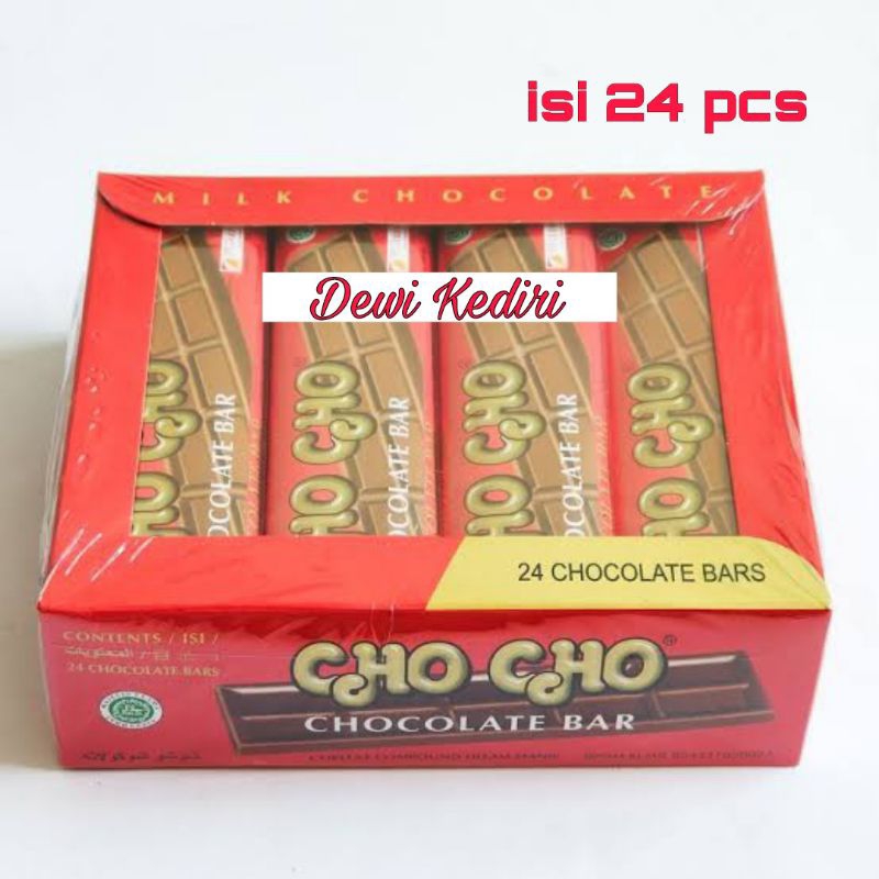 Jual Cokelat Cho Cho 1box isi 24pcs / cokelat manis murah / cokelat ...