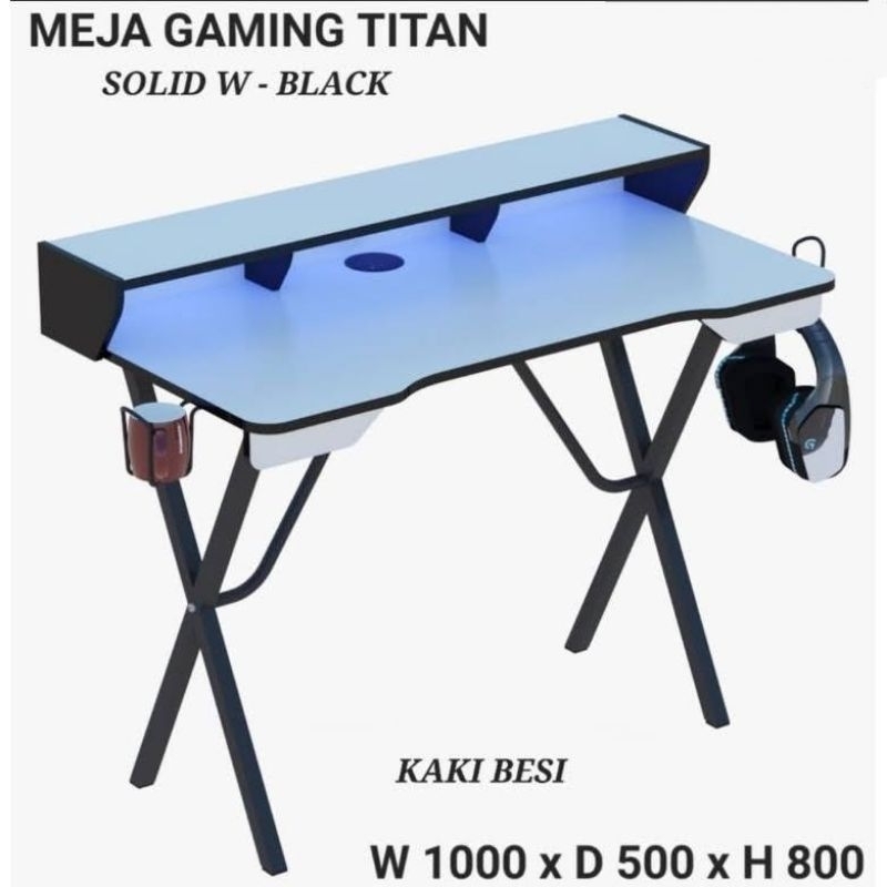 Jual Meja Gaming / Meja PC / Meja Komputer / Meja Tulis / Meja Kerja ...