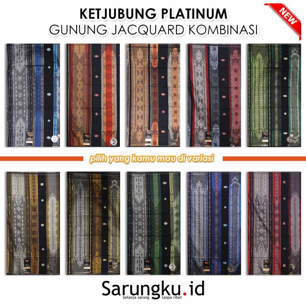 Jual SARUNG KETJUBUNG PLATINUM GJK | Shopee Indonesia