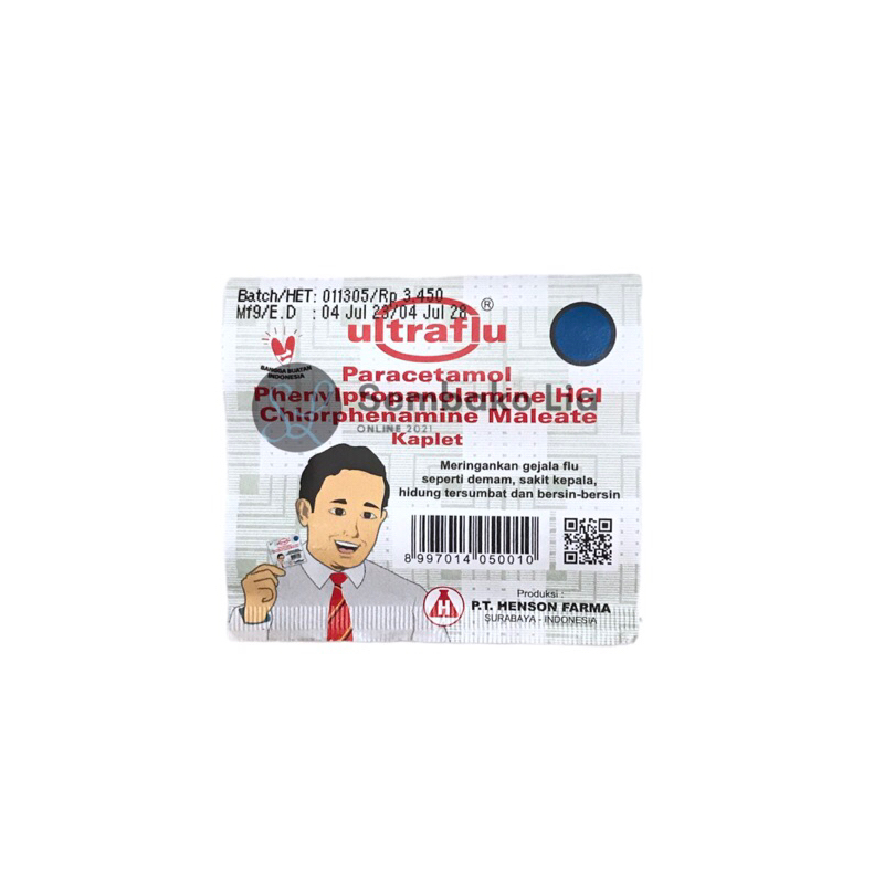 Jual Ultraflu Isi 4 Kaplet Meringankan Gejala Flu | Shopee Indonesia