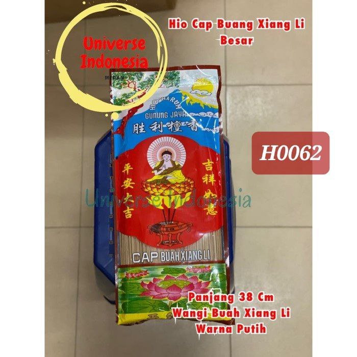 Jual Hio Dupa Gunung Jaya Cap Buang Xiang Li Besar Warna Putih Panjang ...