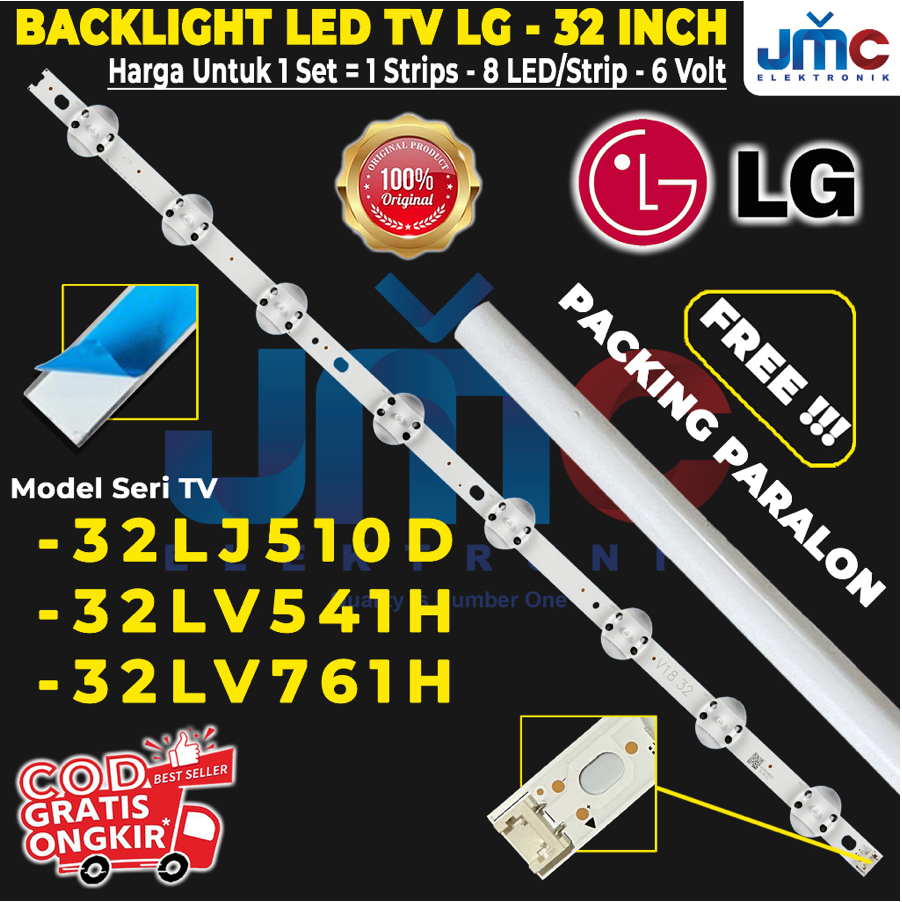 Jual BACKLIGHT TV LED LG 32 INCH 32LJ510D 32LV541H 32LV761H 32LJ510 32LV541 32LV761 32LJ 32LV ...