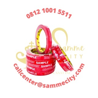 Jual ISOLASI PRINTING "SAMPLE CONTOH" / LAKBAN CUSTOM | Shopee Indonesia