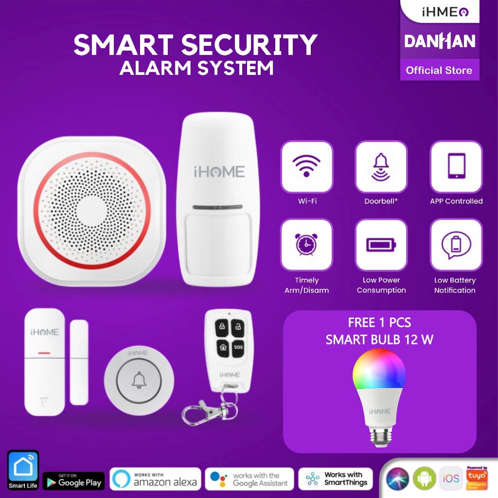 Jual Smart Alarm System Security Ihme by Danhan dengan Teknologi ...