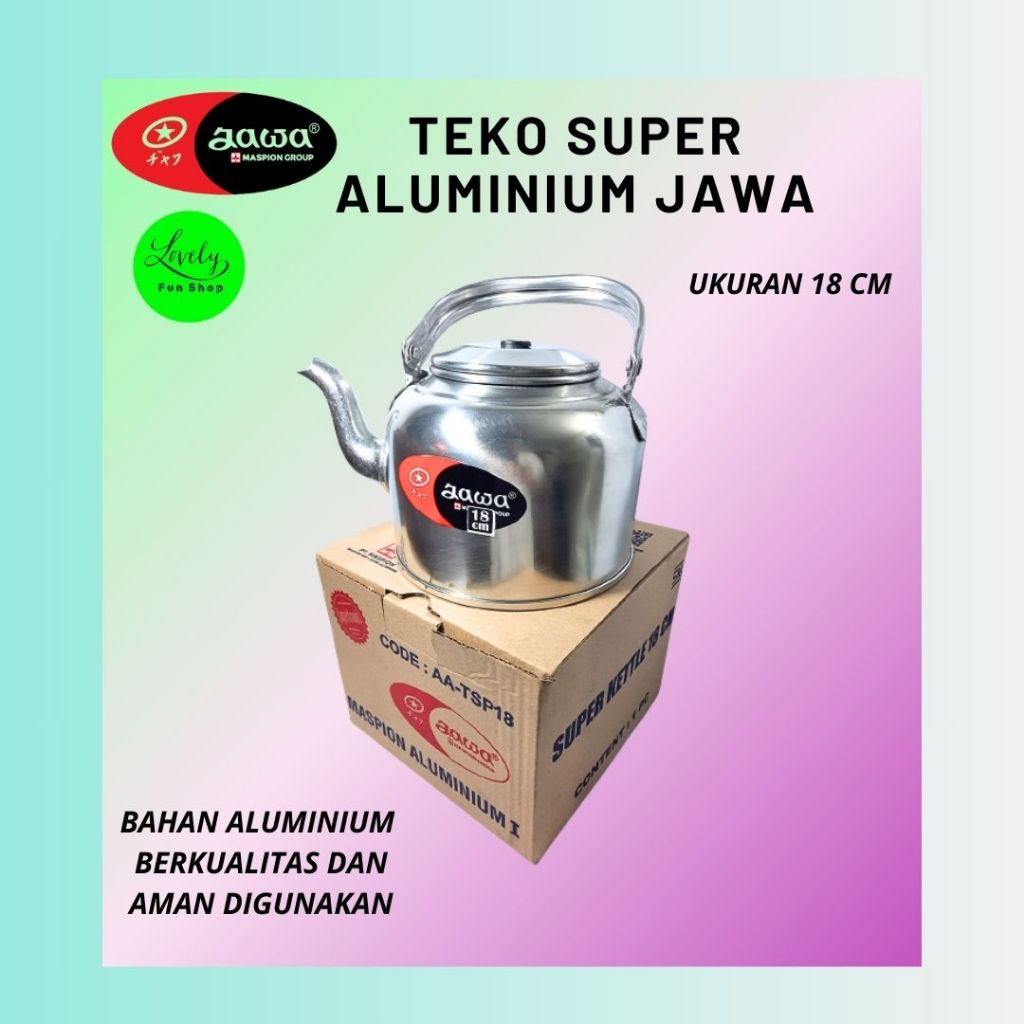 Jual Teko aluminium jawa maspion 18 cm - 26 cm - 18 cm | Shopee Indonesia
