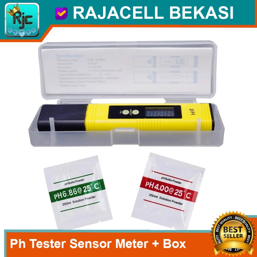 Jual Ph Tester Ph Sensor Ph Meter + Box Lab Aquarium Hidroponik Minuman ...