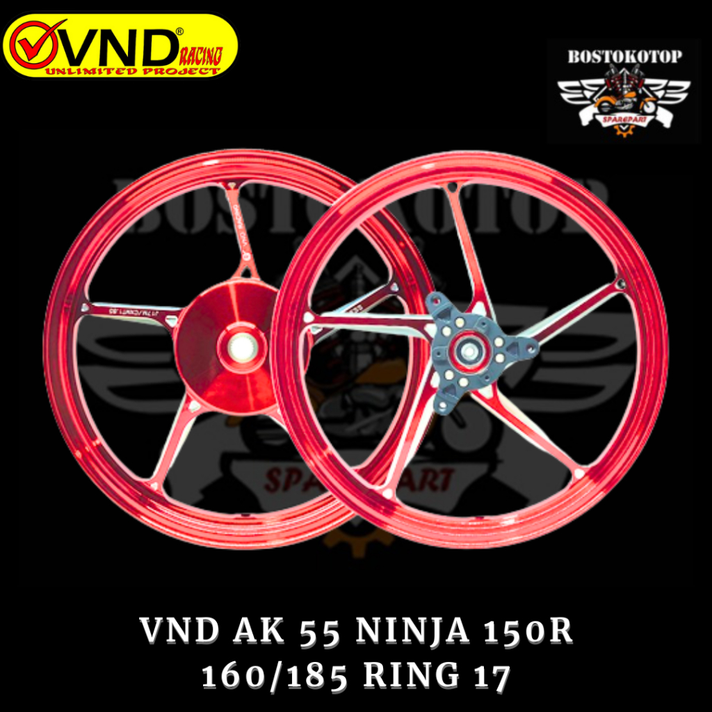 Jual VND Racing Velg Pelg Model Enkei X1R Taka Tipe AK 55 NINJA R Ukuran 160 185 Ring 17 Set ...