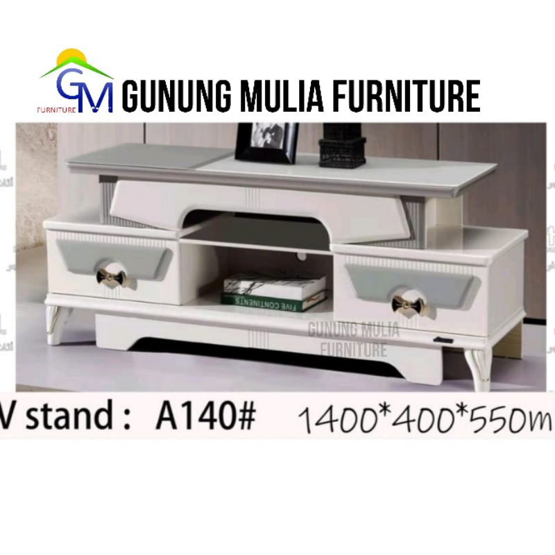 Jual Buffet TV BY DJ Bahan Kayu MDF Lapisan Glossy Kilat | Shopee Indonesia