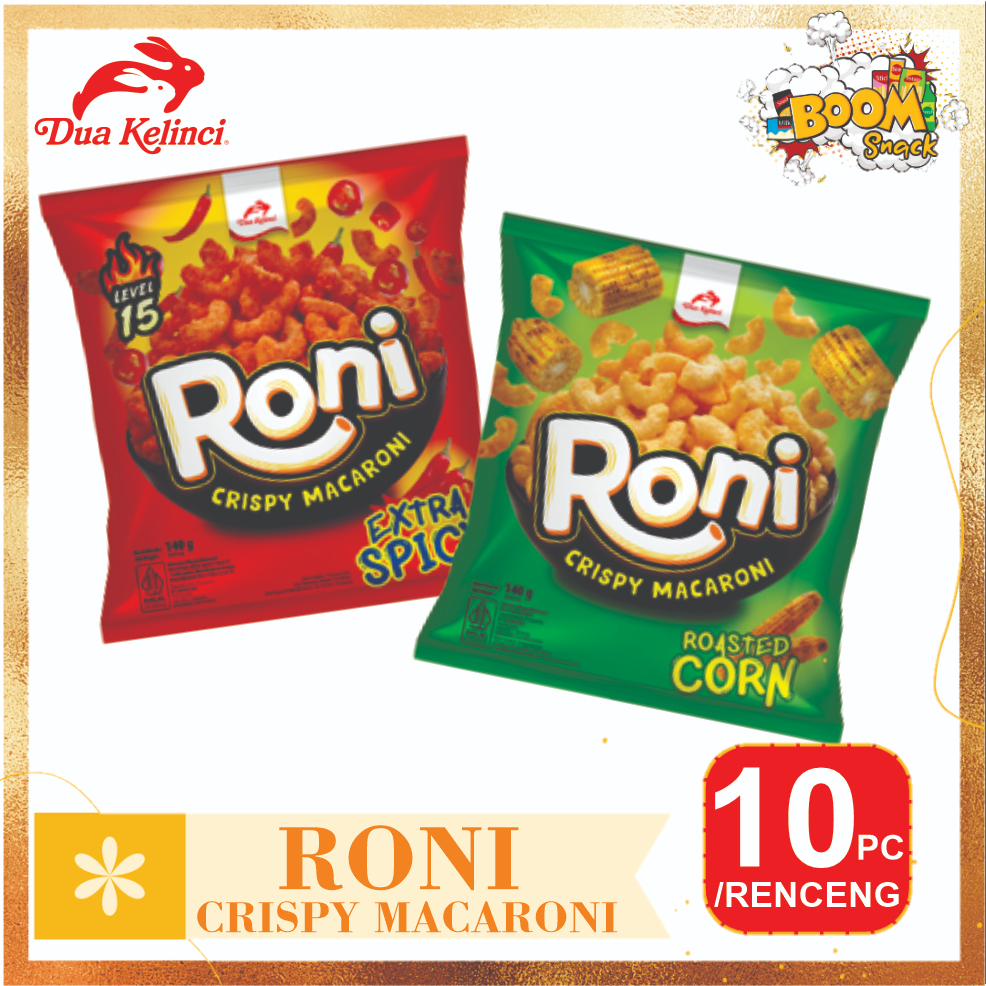 Jual Roni Dua Kelinci Makaroni Krispi Isi 10 pcs | Shopee Indonesia