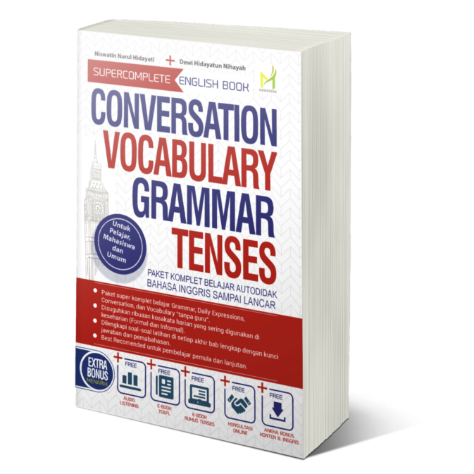 Jual SUPER COMPLETE ENGLISH BOOK CONVERSATION, VOCABULARY, GRAMMAR ...
