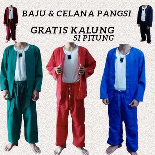 Jual Baju Pangsi Dewasa Baju Pangsi Betawi Baju Dan Celana Aja | Shopee ...