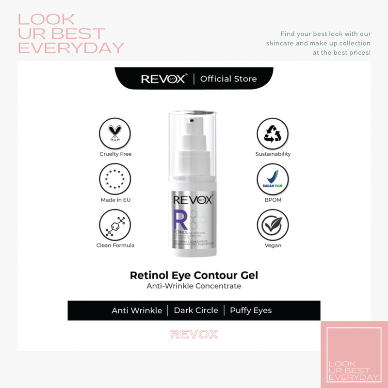 Jual REVOX B77 Retinol Eye Gel | Shopee Indonesia