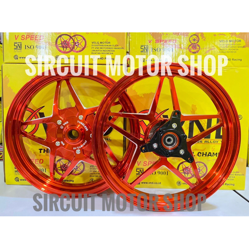 Jual VELG VND V SPEED BINTANG AEROX VELG VND V SPEED MODEL X1R KING ...