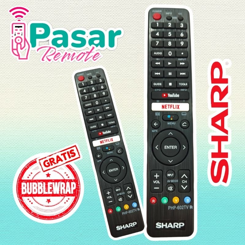 Jual REMOTE Tv SHARP SMART ANDROID | Shopee Indonesia