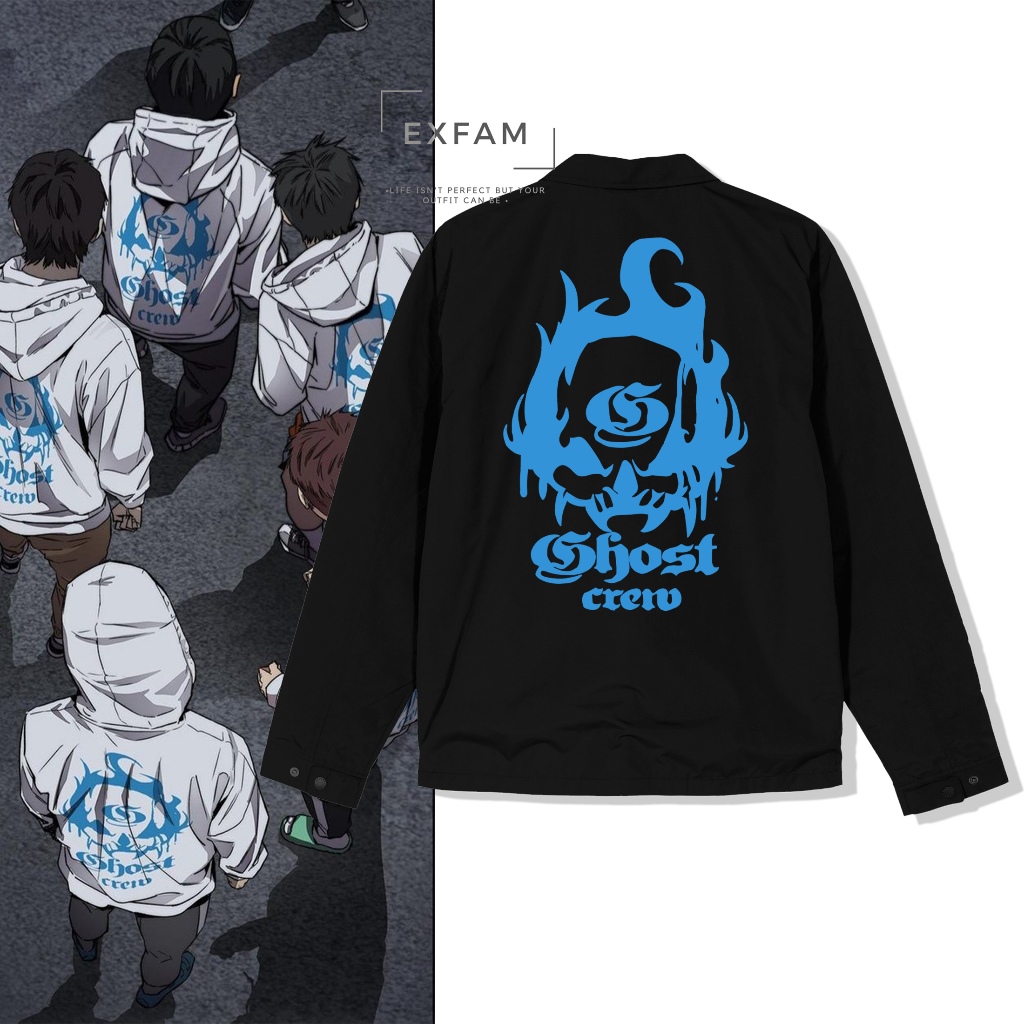 Jual Jaket Coach Ghost Crew Vinny Hong Wind Breaker Outfits Korea ...