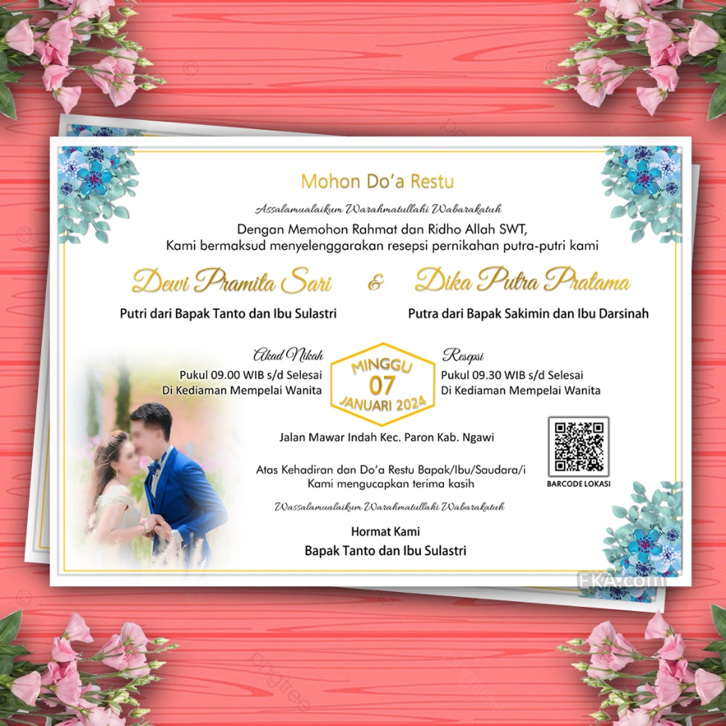 Jual Undangan Punjungan Pernikahan Untuk Nasi Kotak | Shopee Indonesia