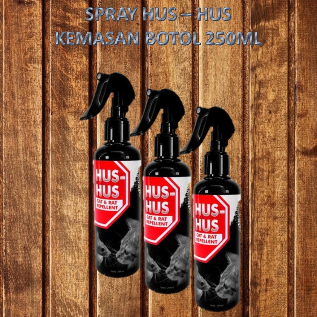 Jual HUS HUS 250ml RAT CAT Repellent Disinfectant - Spray Anti Kucing ...