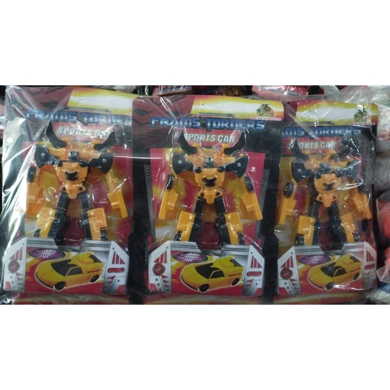 Jual Robot Transformer Kuning || Mainan Robot Berubah | Shopee Indonesia