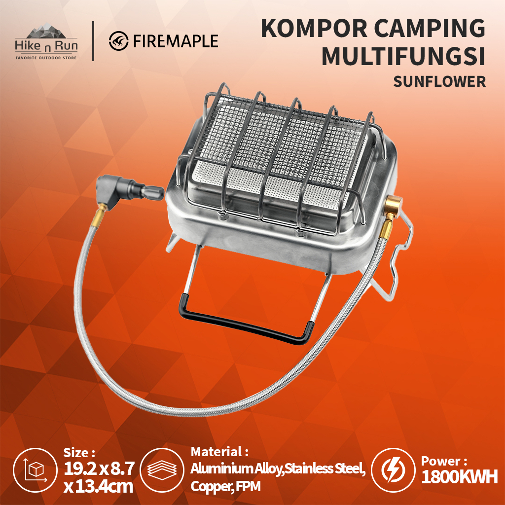 Jual Firemaple Kompor Camping Sunflower Infrared Radiation Gas Stove ...