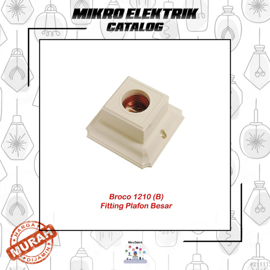 Jual Fitting Plafon Segiempat Broco 1210 | Shopee Indonesia