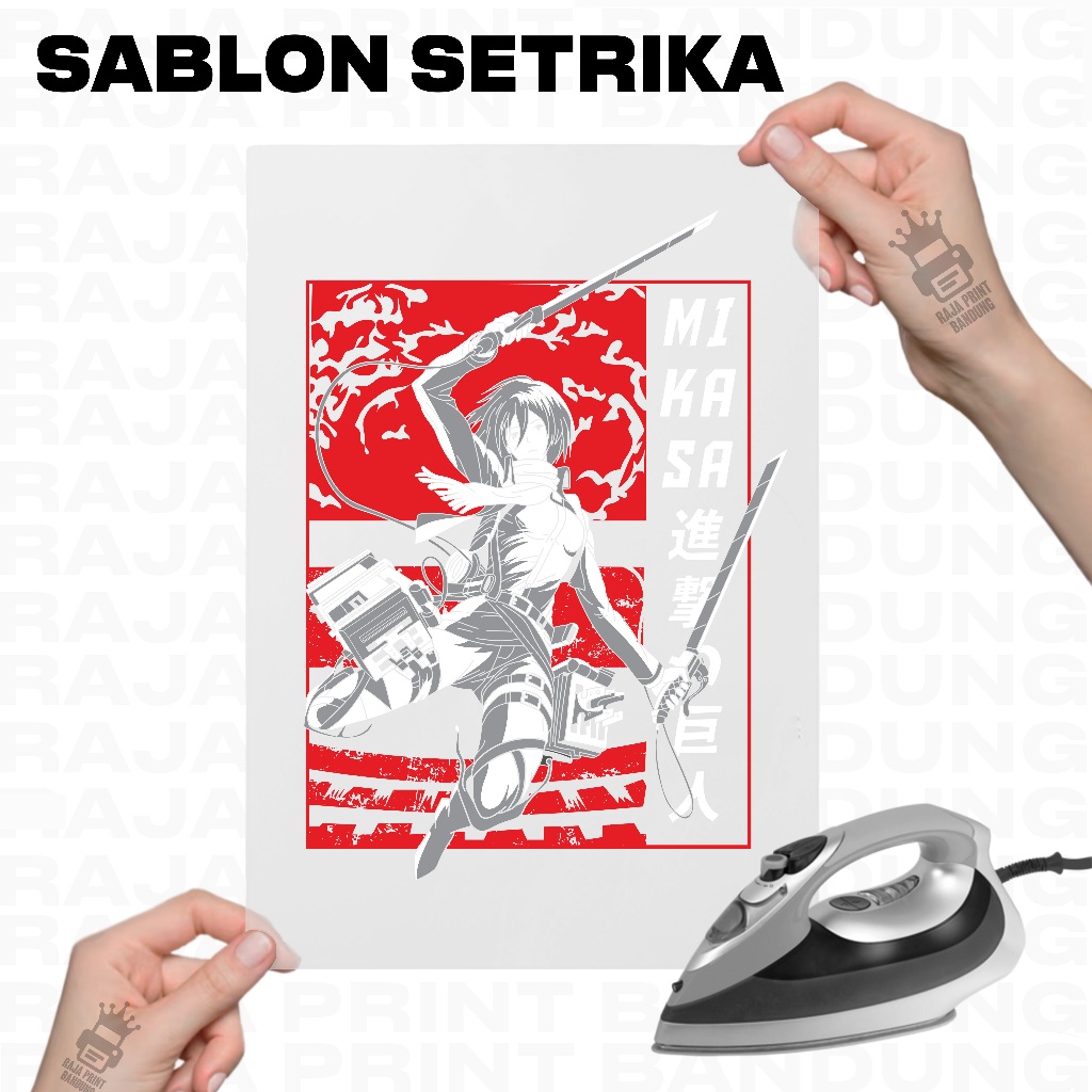 Jual Sablon Sticker Setrika DTF A4 Ready To Press Siap Disetrika di ...