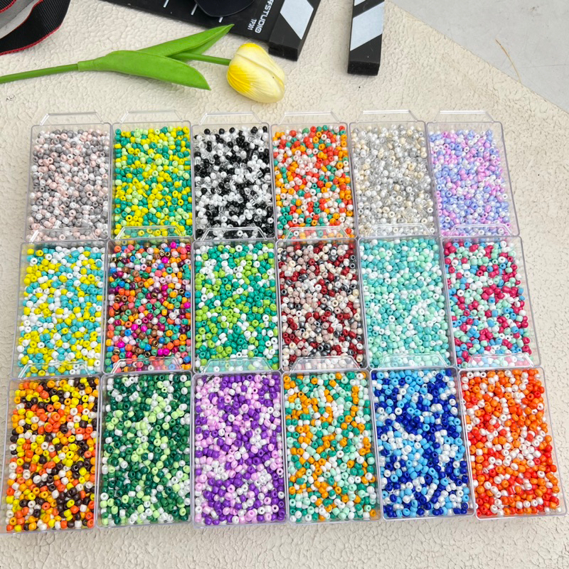 Jual Manik Mote Payet Pasir Mix Fia Series 6/o (15gr) | Shopee Indonesia