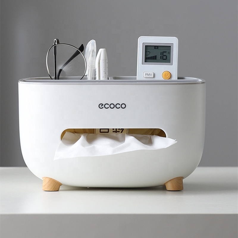 Jual Ecoco Desktop Tissue Box Anti Skid - Kotak Tempat tissue meja ...