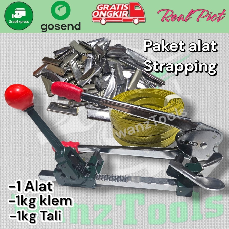 Jual Paket Alat Packing Manual Strapping Klem / Poly Strapping ...