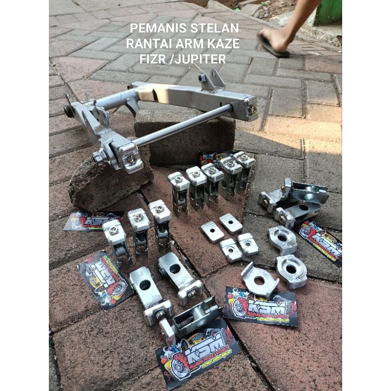 Jual STELAN RANTAI ARM KAZE (CUSTOM NEW)STELAN SWING ARM KAZE/FIZR ...