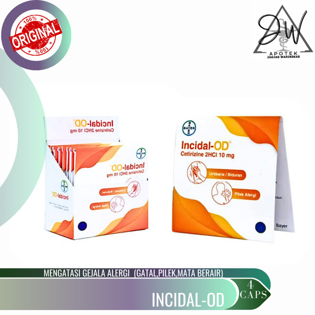 Jual Incidal 1 Strip isi 4 tablet | Shopee Indonesia