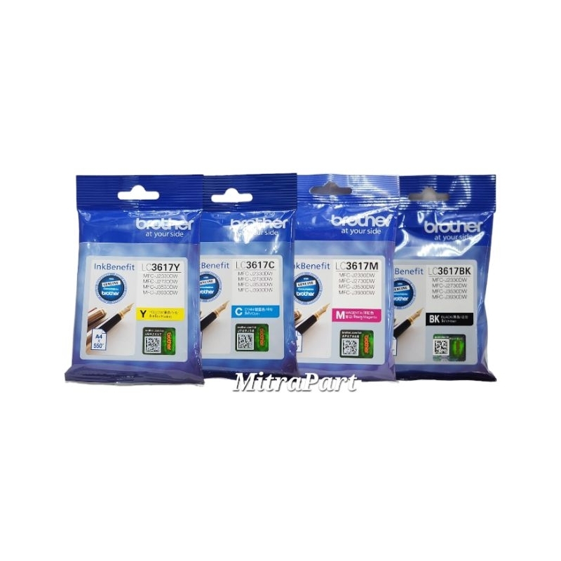 Jual Tinta Brother LC3617 LC3619 Original MFC J3530 | Shopee Indonesia