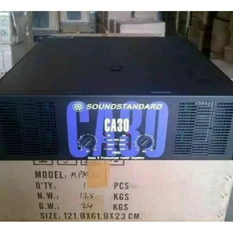 Jual Power amplifier Soundstandard Ca 30/CA30 panjang | Shopee Indonesia