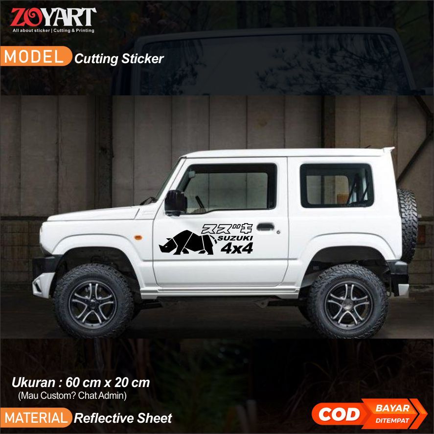 Jual Sticker Jimny Badak, Sticker Jimny, Sticker Suzuki Badak 58 cm x ...