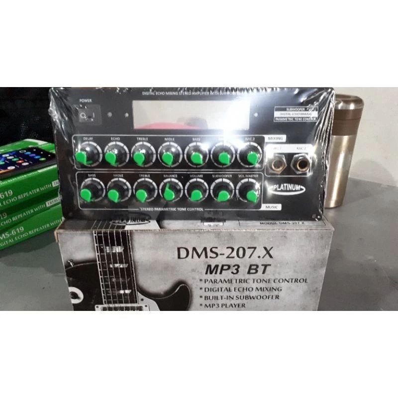 Jual DMS-207 PANEL MP3 KIT TONE CONTROL STEREO ECHO MIXING PARAMETRIC ...