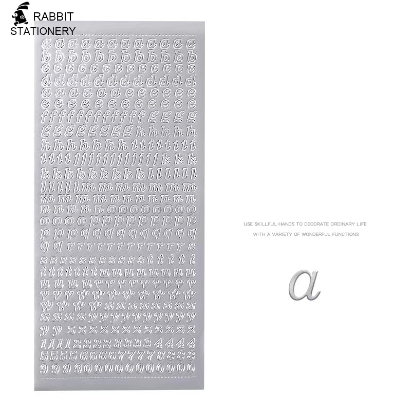 Jual STIKER HURUF 1PCS CUTE ALPHABET STICKER SET DECO DIY PLANNER ...