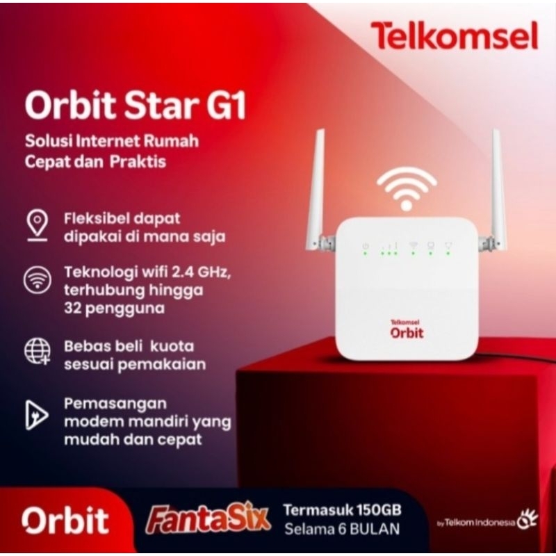 Jual Telkomsel Orbit Star G1 Modem Wifi 4G High Speed Bonus Paket Data internet | Shopee Indonesia