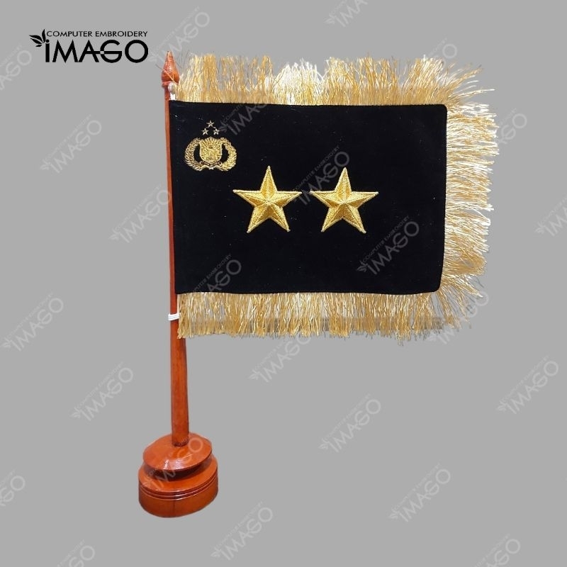 Jual Bendera meja Bintang 2 polri miniatur | Shopee Indonesia