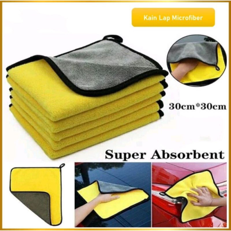 Jual Kain Lap Microfiber Serbaguna Kain Lap Mobil Motor Multifungsi By ...